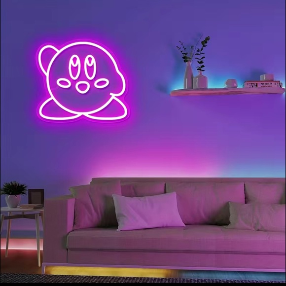 Nintendo | Wall Decor | Kirby Dimmable Neon Illuminating Wall Sign ...